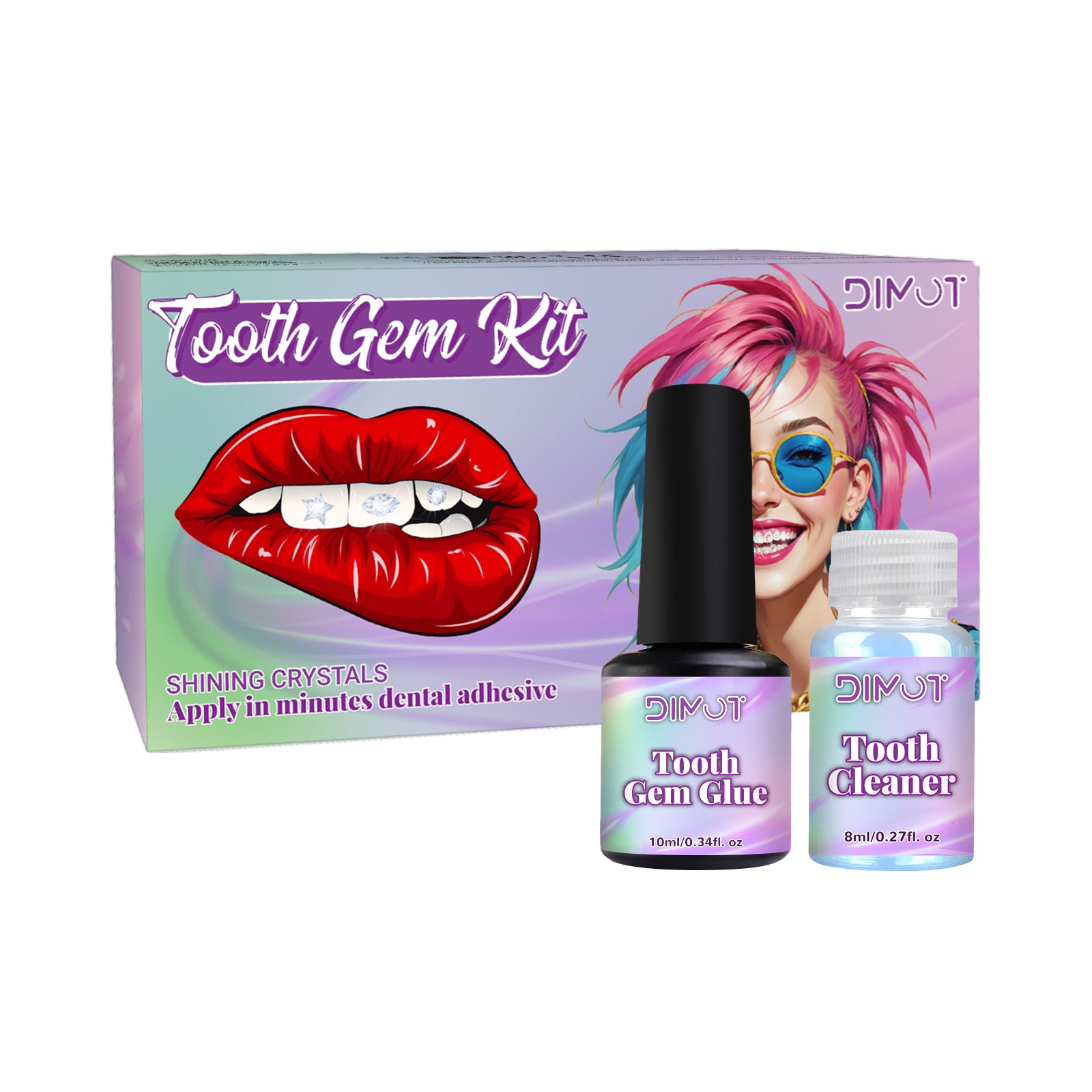 Dimot Tooth Gem Set – OEM & Private Label Available – HaiyiBeauty