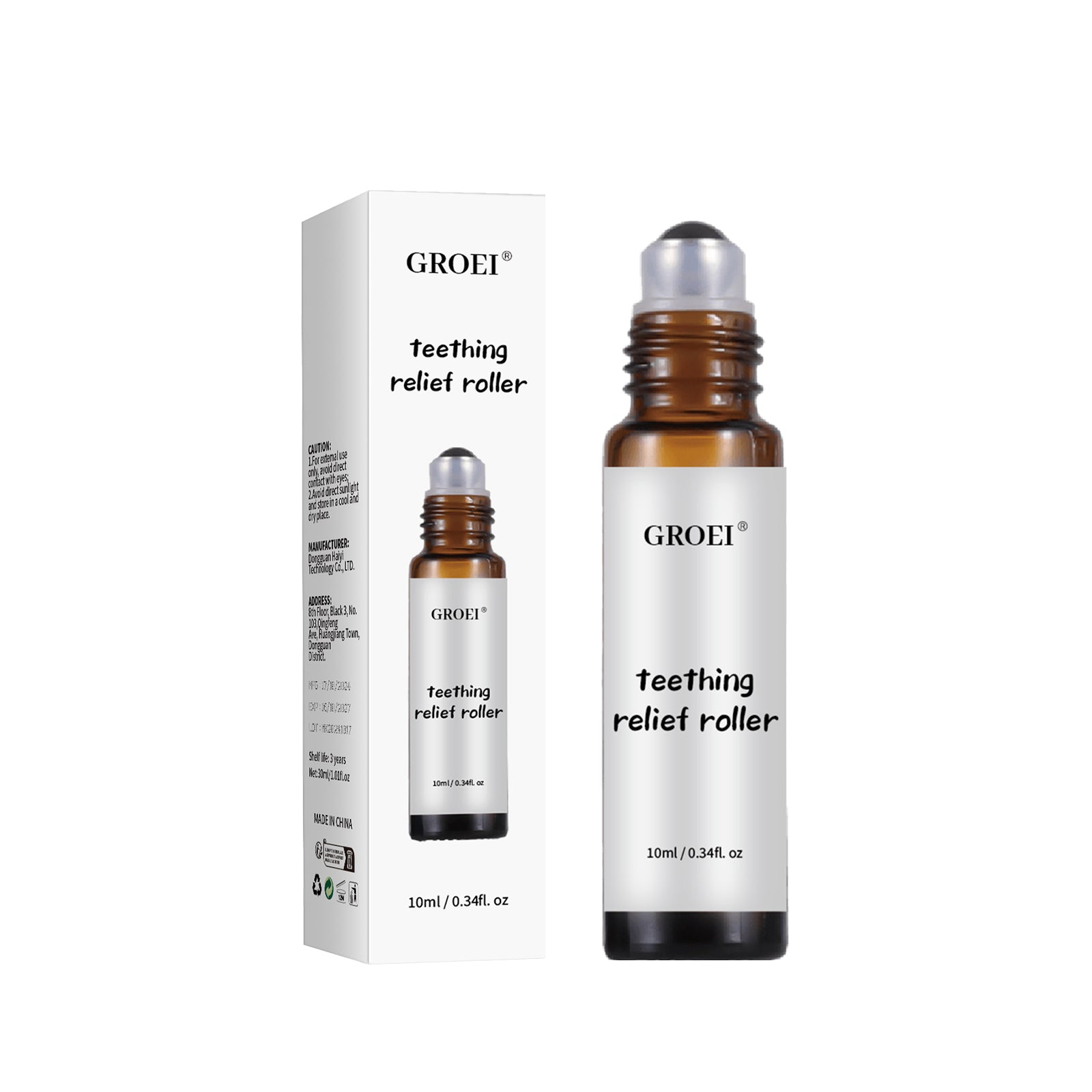 GROEI Roll-on Teeth Relief Essential Oil –OEM &Private Label – HaiyiBeauty